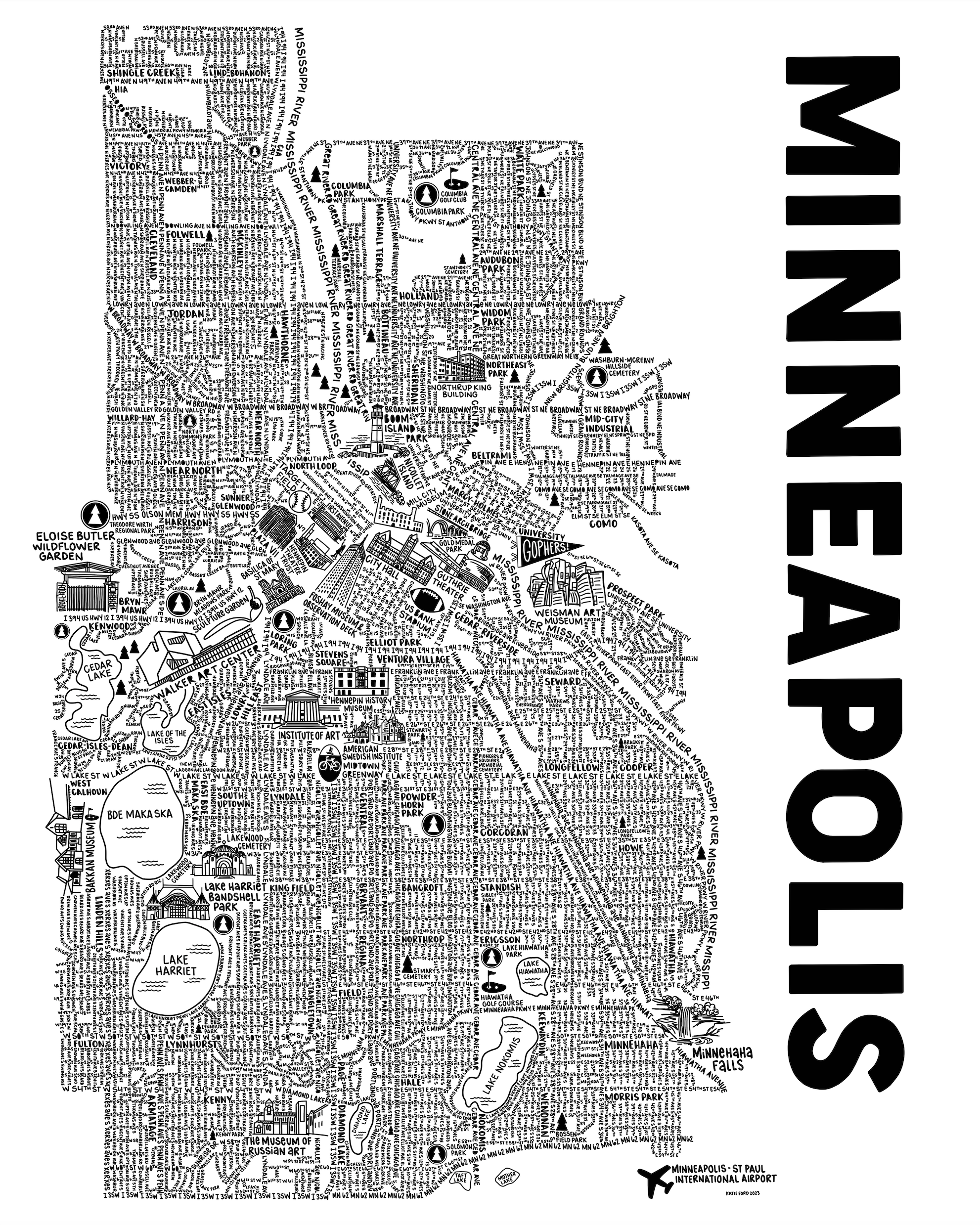 Minneapolis Maps – Whereabouts Shop