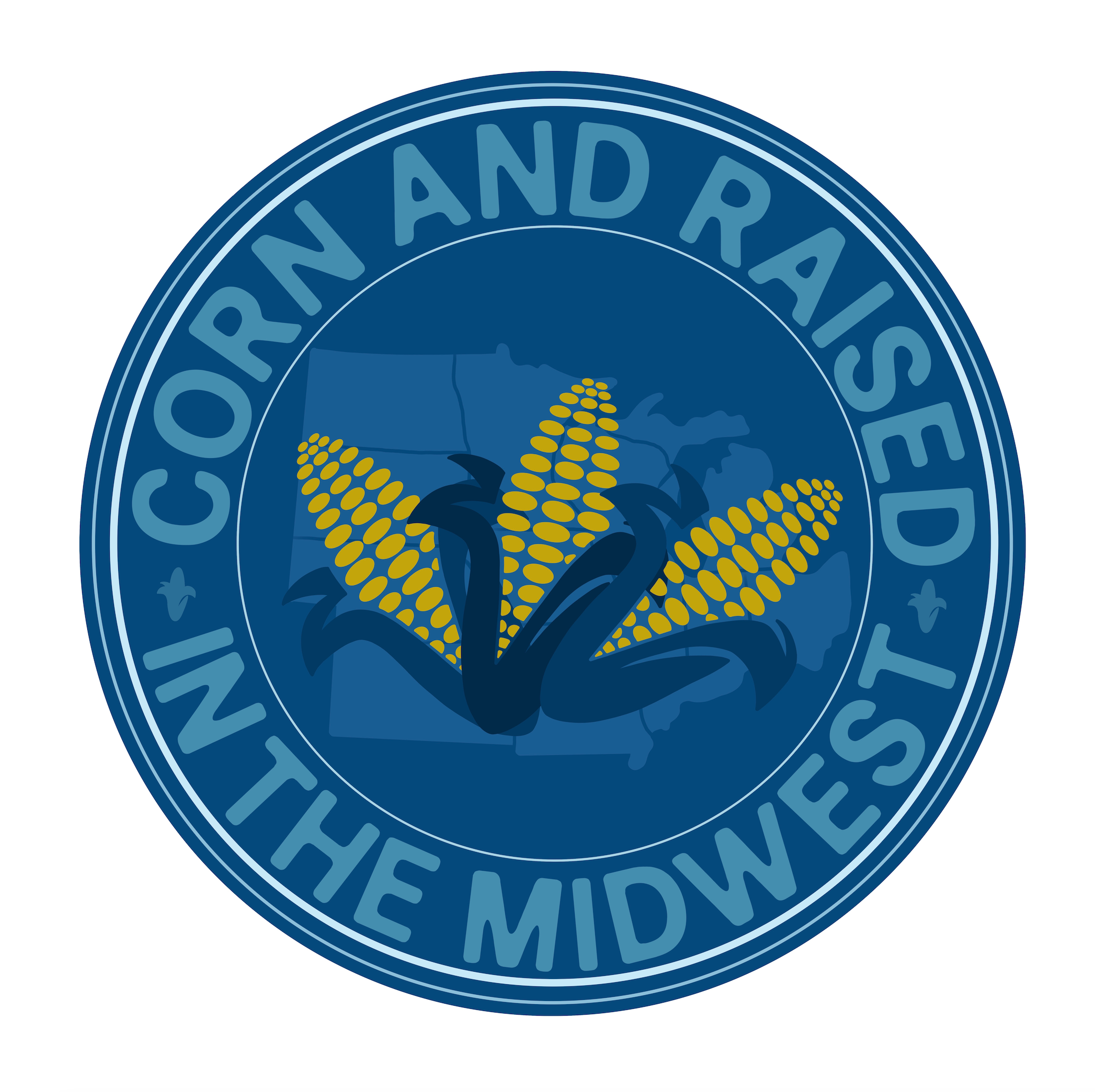 Corn and Raised in the Midwest Sticker – Whereabouts Shop