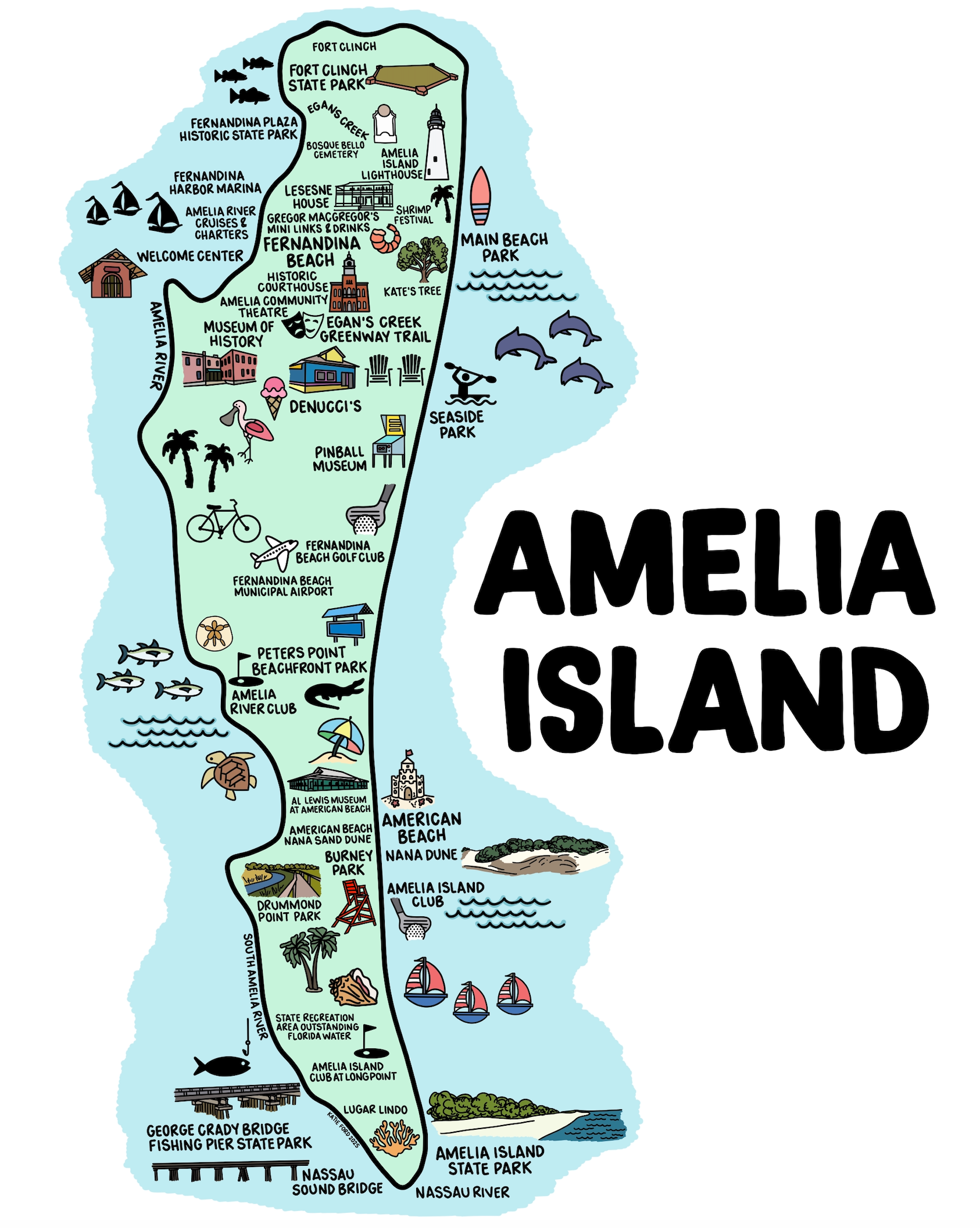 Ferdinand Island Map Amelia Island Map | Florida, U.S. | Detailed Maps