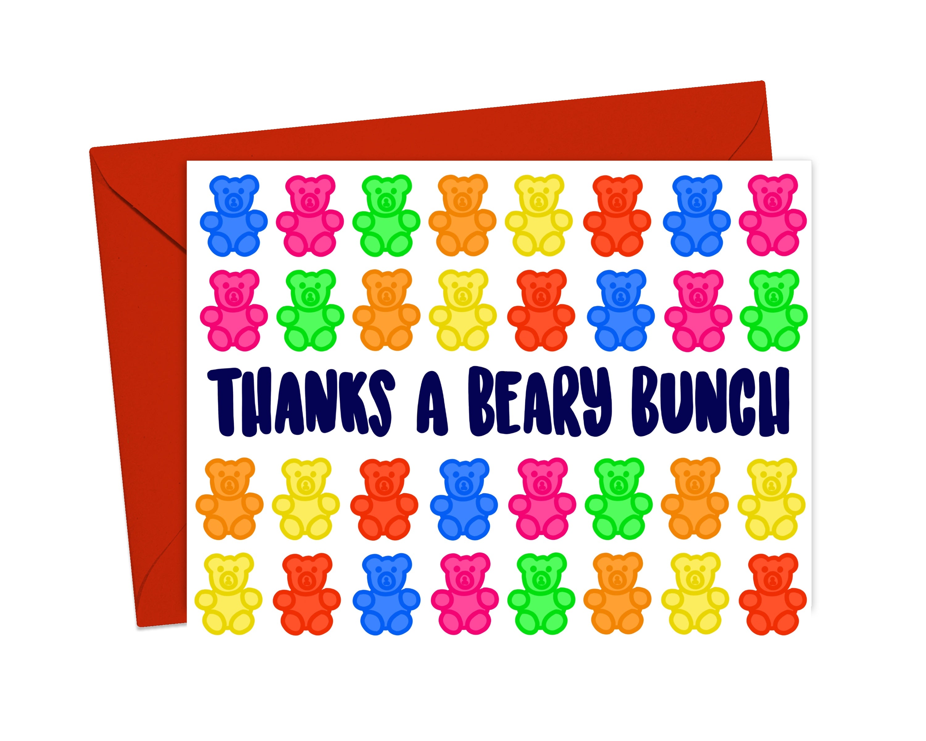 Thanks a Beary Bunch Card – Whereabouts Shop