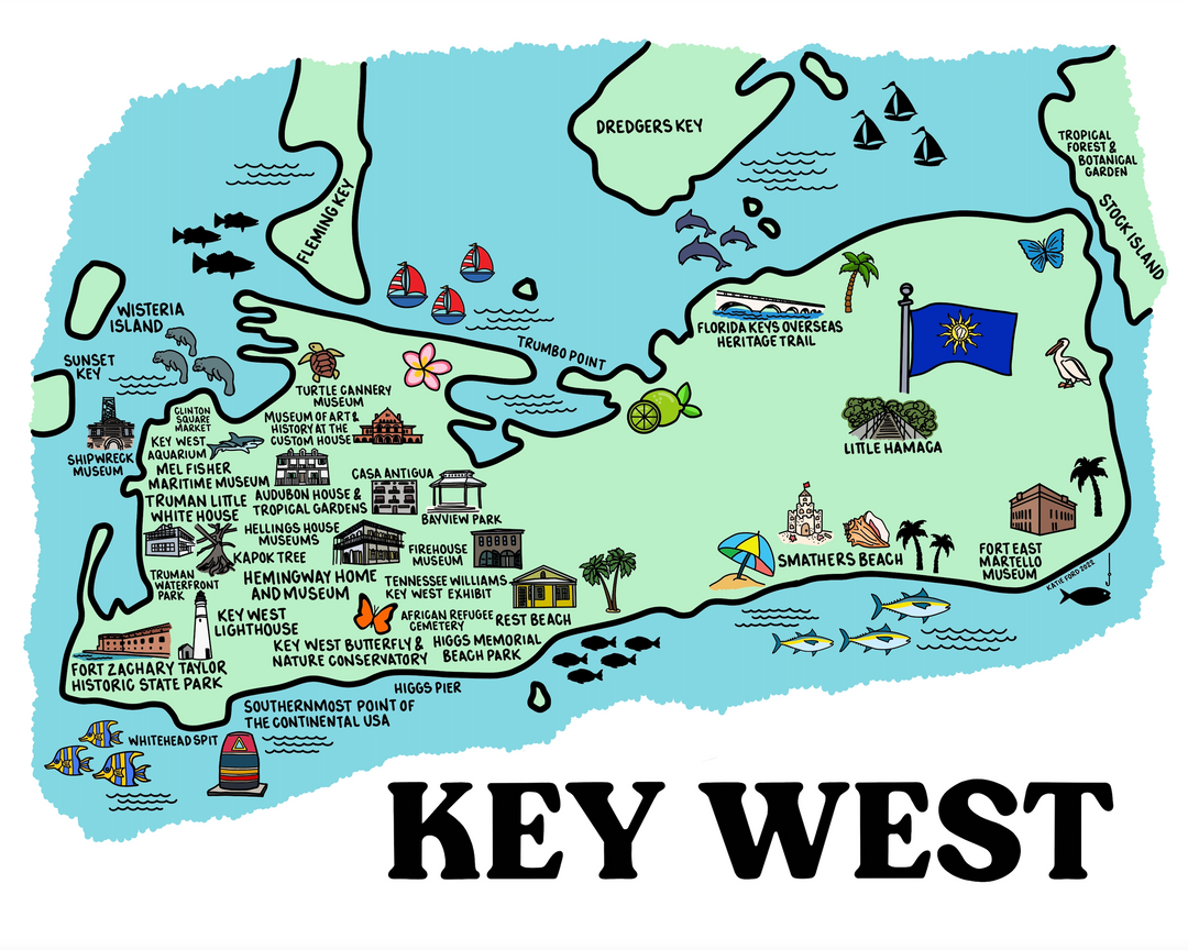 Map Of Key West And Its Islands Florida Keys Map | U.S. | Maps Of